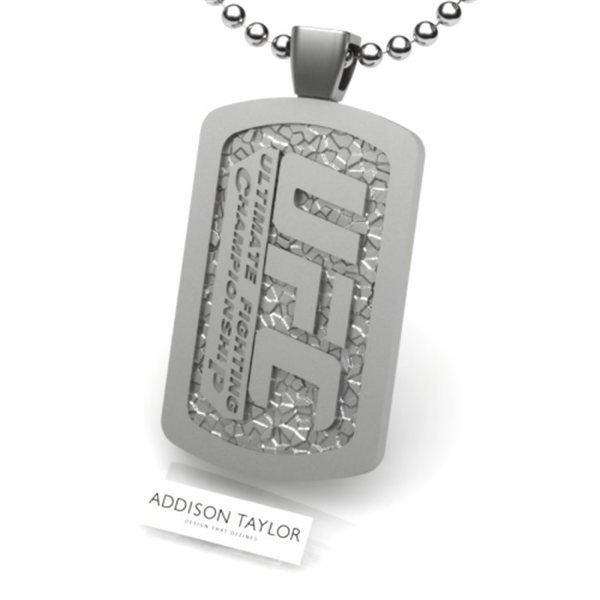 UFC Silver Dog Tag | FighterXFashion.com