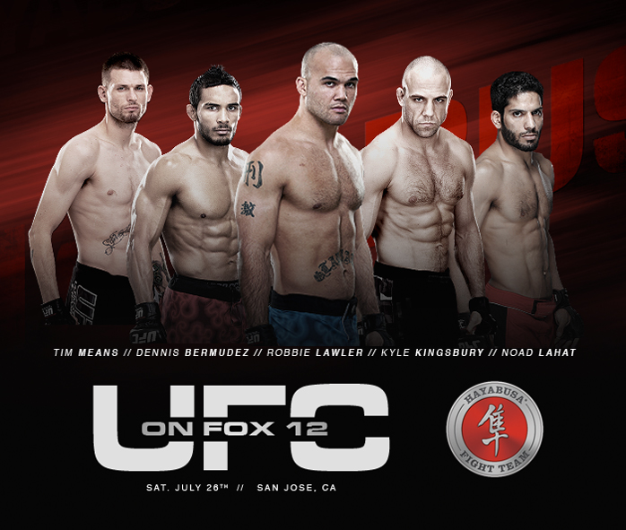 Hayabusa UFC on FOX 12 Fight Team and Clothing | FighterXFashion.com