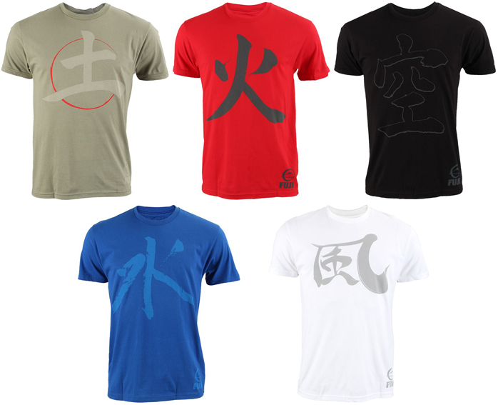 Fuji Go Rin Five Elements Shirts | FighterXFashion.com
