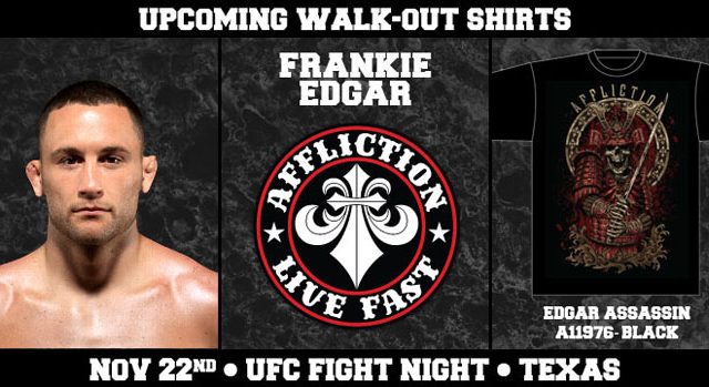 Affliction x Frankie Edgar UFC 112 T-shirt | FighterXFashion.com
