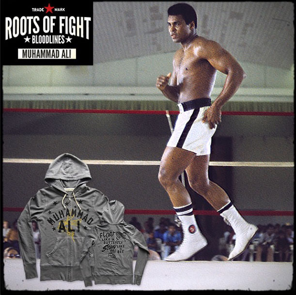 Roots of Fight Ali Bee Womens French Terry Hoodie | FighterXFashion.com