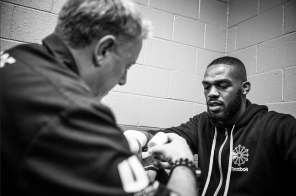 Jon Jones Wearing Reebok at UFC 182 | FighterXFashion.com