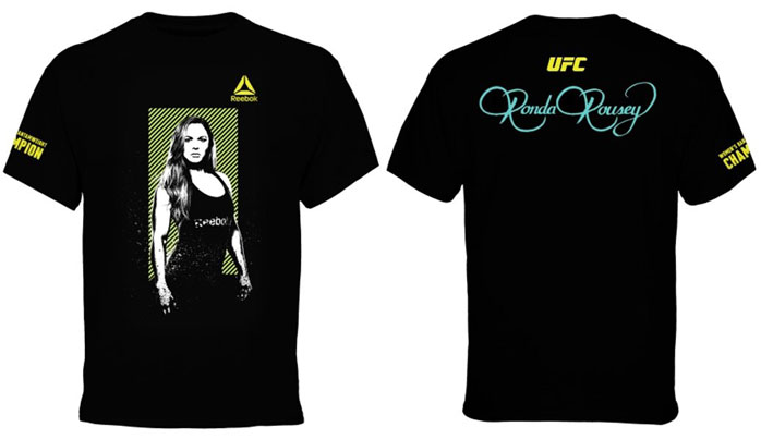 Reebok Ronda Rousey UFC 184 Stand Tall Shirt | FighterXFashion.com