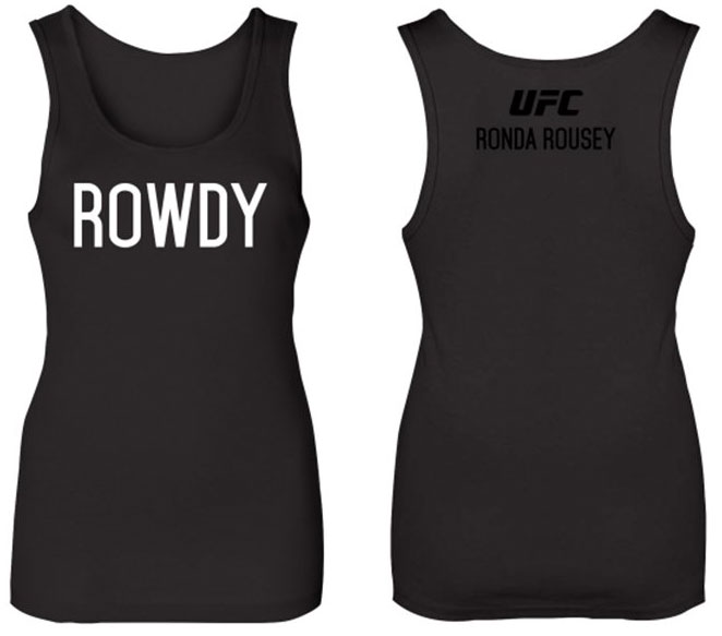 Ronda Rousey UFC 184 Womens Walkout Tank Top | FighterXFashion.com