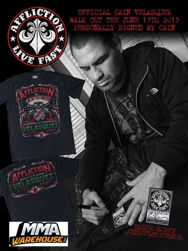 Affliction Cain Velasquez UFC 188 Walkout Shirt Preview ...