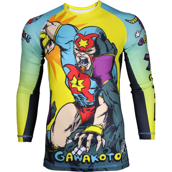 Gawakoto x Art Junkie Grapple and Pound Rashguard | FighterXFashion.com