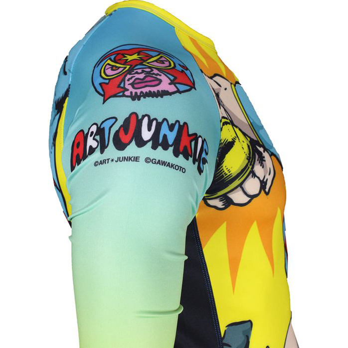 Gawakoto x Art Junkie Grapple and Pound Rashguard | FighterXFashion.com
