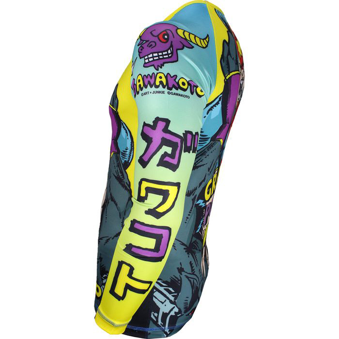 Gawakoto x Art Junkie Grapple and Pound Rashguard | FighterXFashion.com