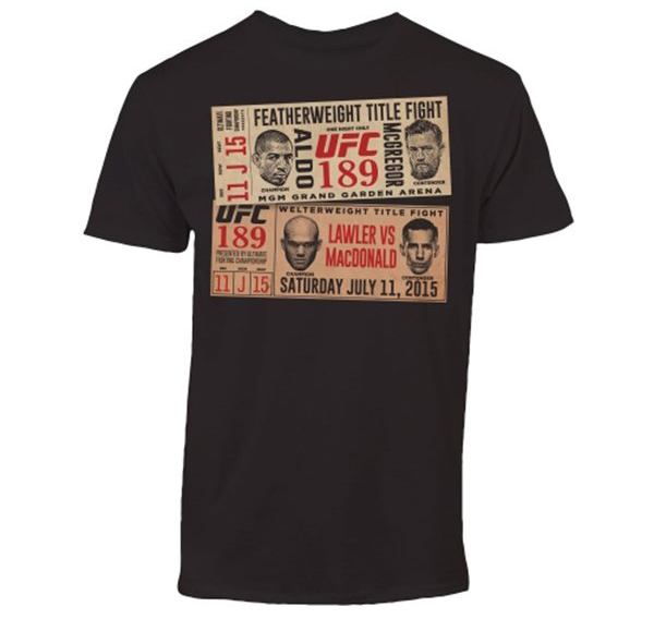 UFC 189 Tickets Shirt | FighterXFashion.com