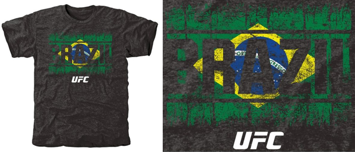UFC Brazil Allegiance Shirt | FighterXFashion.com