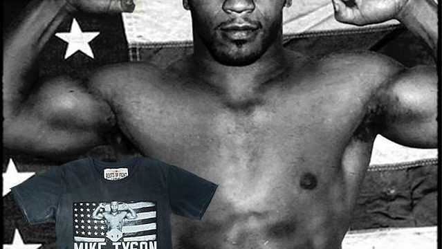 Roots of Fight Mike Tyson Flex Photo Shirt | FighterXFashion.com
