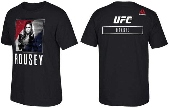 Ronda Rousey UFC 190 Reebok Fighter Stance Shirt | FighterXFashion.com
