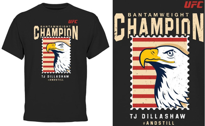 TJ Dillashaw UFC Fight Night Chicago Champion Shirt | FighterXFashion.com