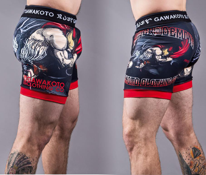 Gawakoto Conquer Your Demons Vale Tudo Shorts | FighterXFashion.com