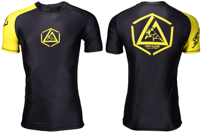 Gracie Jiu Jitsu Hex Rashguard | FighterXFashion.com