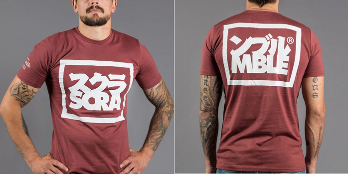 Scramble Split Logo Shirt | FighterXFashion.com