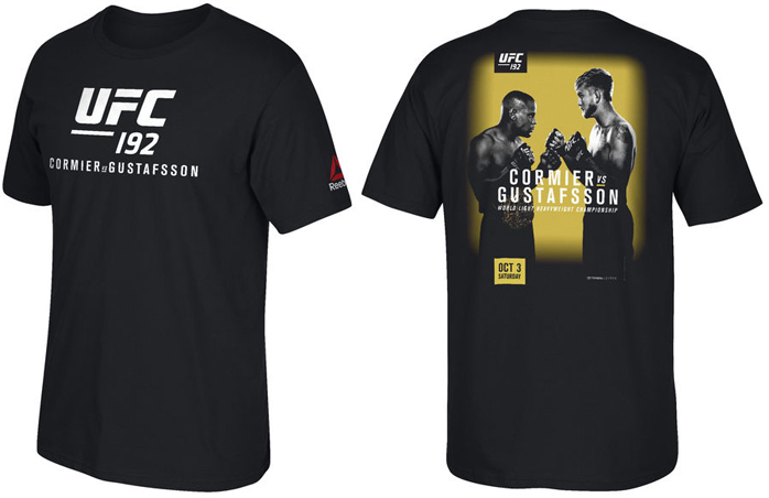 Reebok UFC 192 Event Shirt | FighterXFashion.com