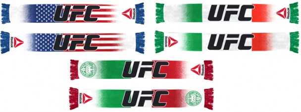 UFC Reebok Jacquard Knit Scarf | FighterXFashion.com