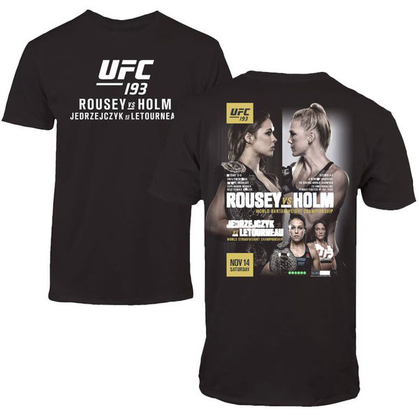 UFC 193 Rousey vs Holm Event T Shirt | FighterXFashion.com