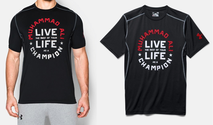 Under Armour Muhammad Ali Live Life Shirt | FighterXFashion.com