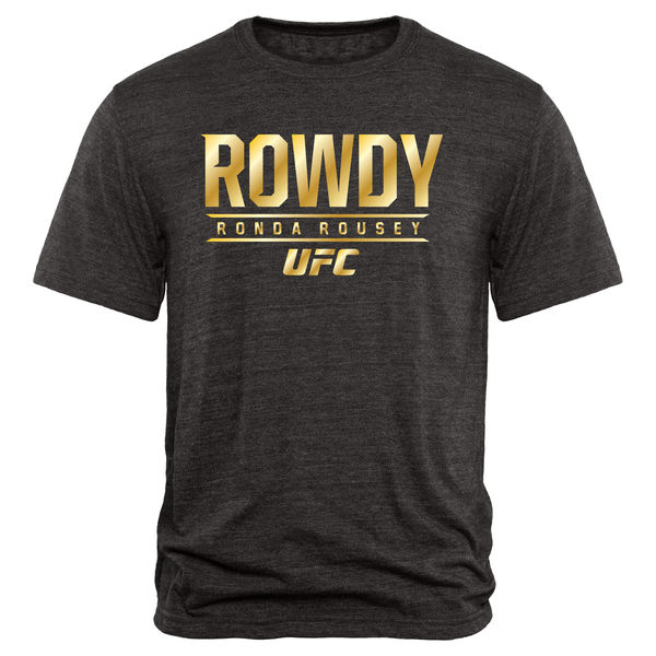 Ronda Rousey UFC Gold TriBlend T Shirt | FighterXFashion.com