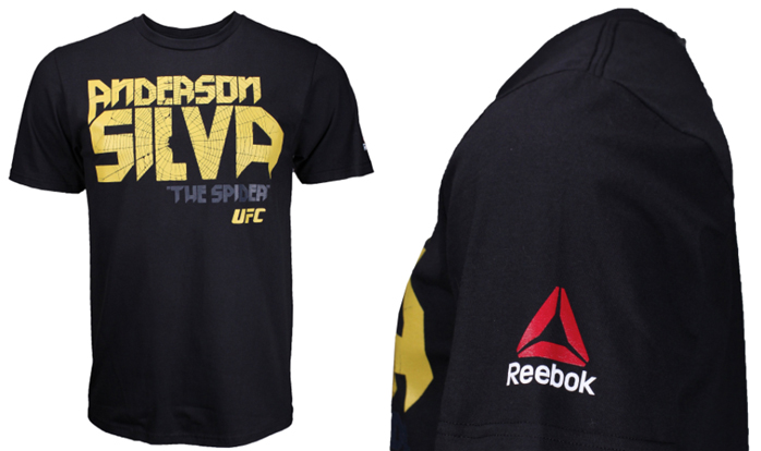 Anderson Silva UFC London Reebok Shirts | FighterXFashion.com