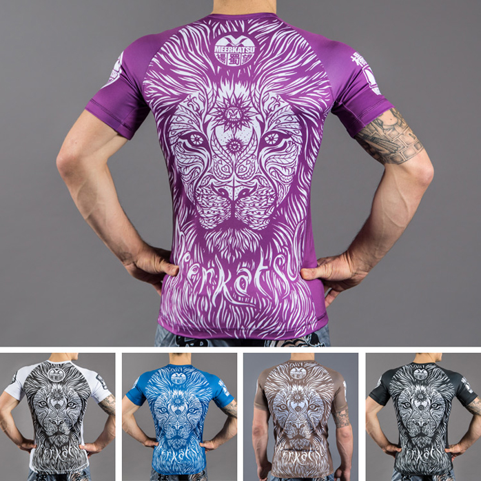 Meerkatsu War Lion Ranked Rashguard | FighterXFashion.com