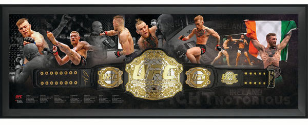 Conor McGregor Framed Autographed UFC Championship Belt ...