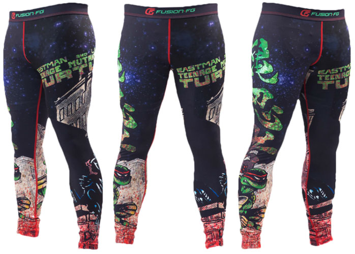 Teenage Mutant Ninja Turtles Rashguard and Spats Fusion Fight Gear ...