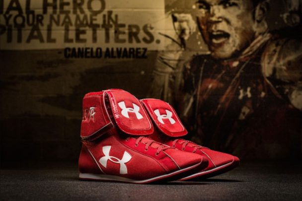 Canelo Under Armour Shirts and Boxing Boots Canelo vs Khan ...