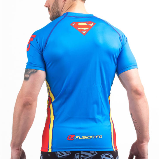 Fusion Fight Gear Superman Classic Logo Rashguard | FighterXFashion.com