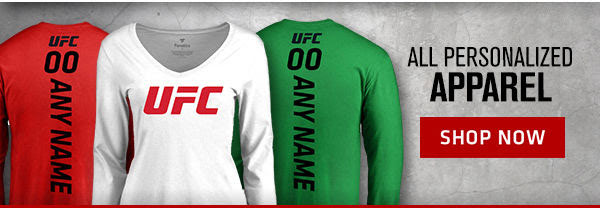 UFC Personalized Apparel Collection | FighterXFashion.com