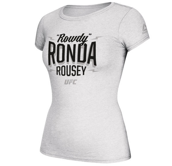 Ronda Rousey UFC 207 Reebok Stacked Shirt | FighterXFashion.com
