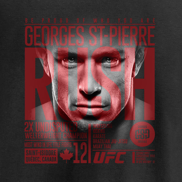Georges St Pierre UFC Rush Shirt | FighterXFashion.com