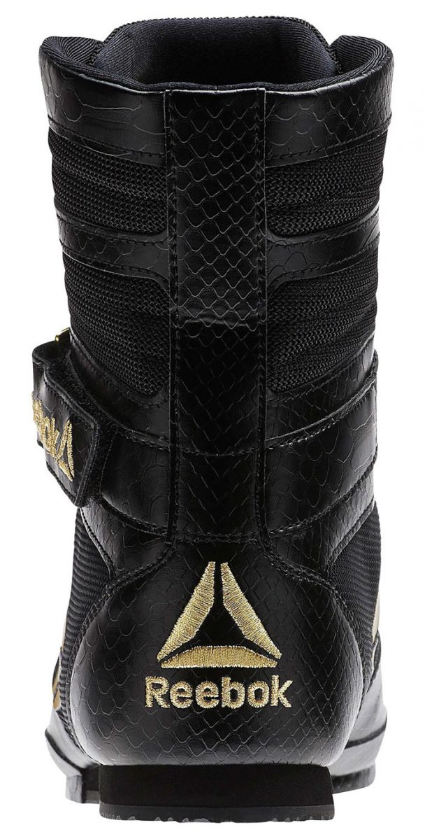 Reebok Boxing Boot Black Gold | FighterXFashion.com