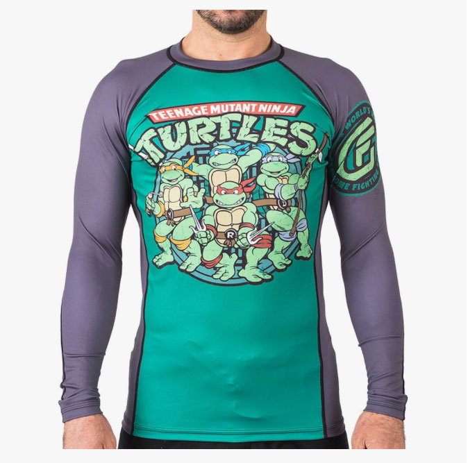 Fusion Fightgear TMNT Retro Cartoon Rashguard | FighterXFashion.com