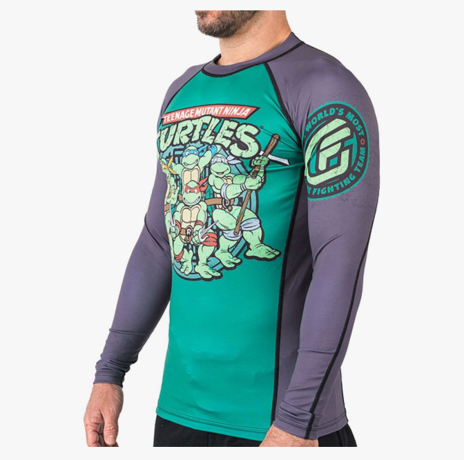 Fusion Fightgear TMNT Retro Cartoon Rashguard | FighterXFashion.com