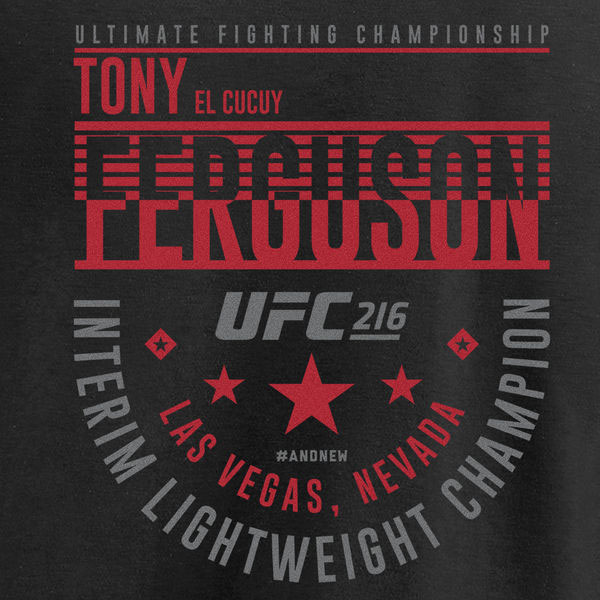 Tony Ferguson UFC 216 Champion T-Shirt | FighterXFashion.com