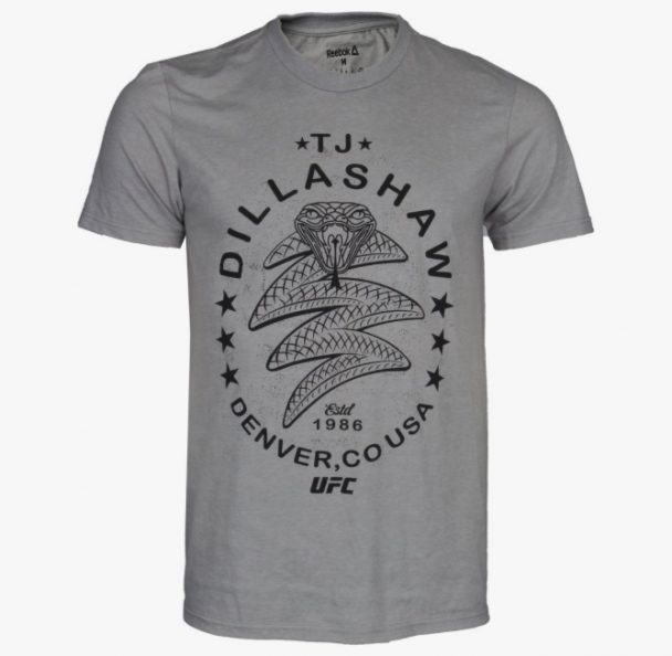 TJ Dillashaw UFC Snakebite Shirt by Reebok | FighterXFashion.com