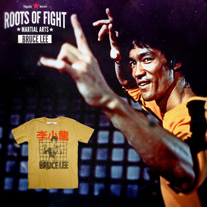 Roots of Fight Bruce Lee Tribute Shirt | FighterXFashion.com