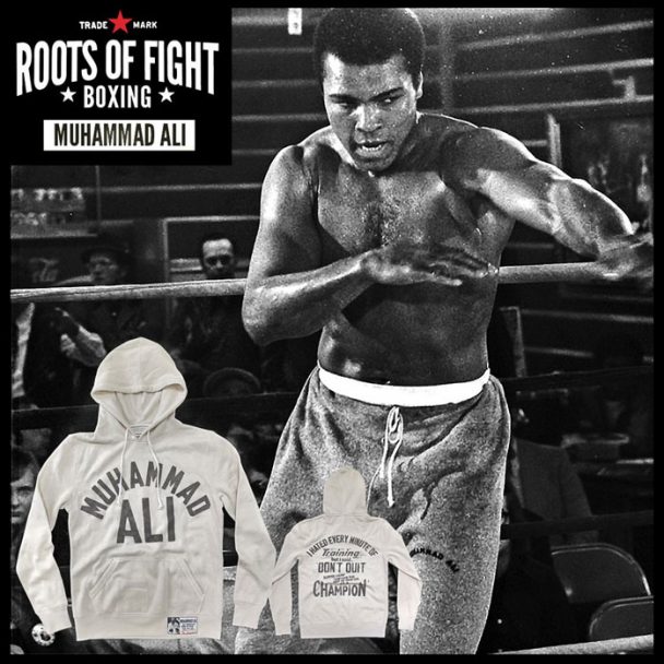 Roots of Fight Muhammad Ali Live As a Champ Hoodie | FighterXFashion.com