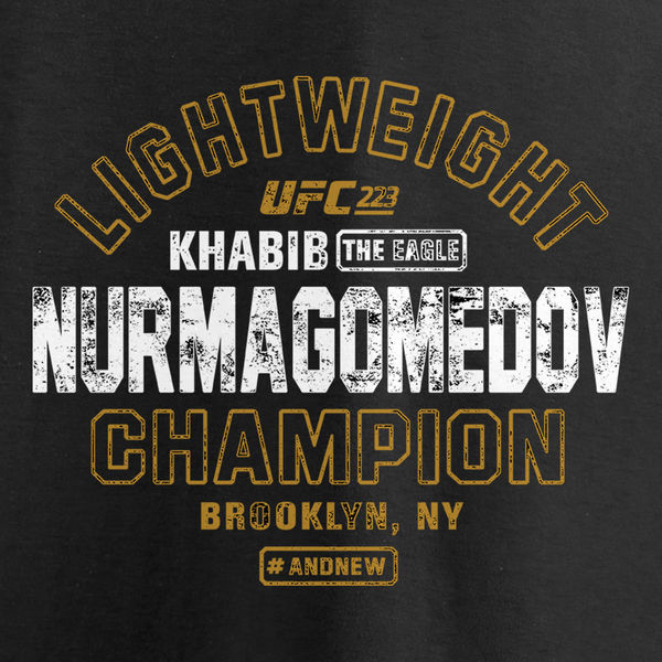 Khabib Nurmagomedov UFC 223 Champion Shirt | FighterXFashion.com