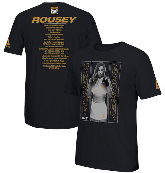 Ronda Rousey UFC Hall of Fame Shirt | FighterXFashion.com