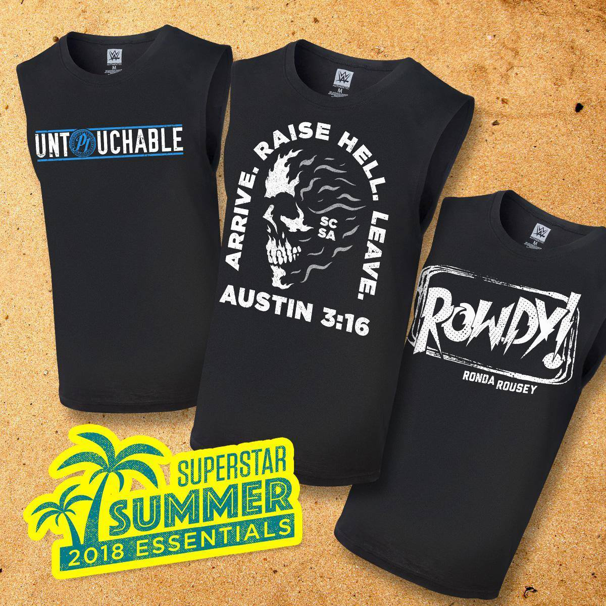 WWE Tank Tops and Muscle Tees for Summer 2018 | FighterXFashion.com