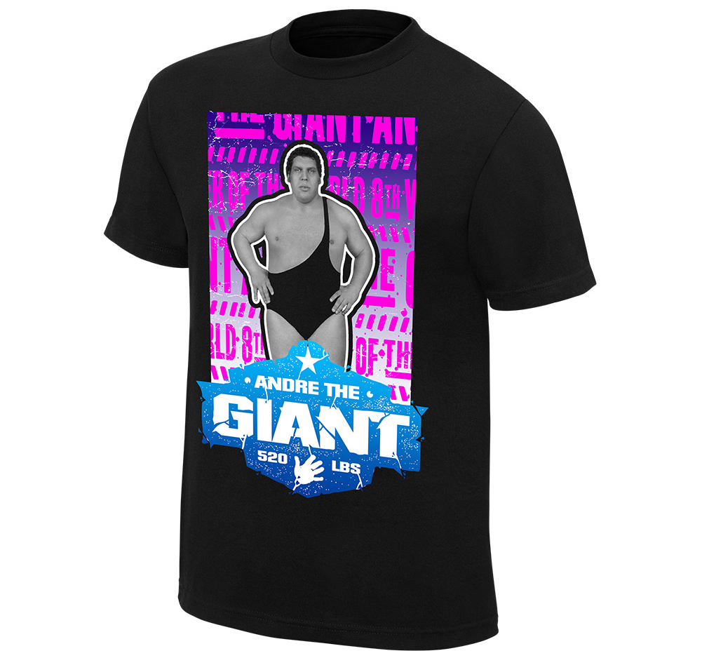 WWE Neon Retro Shirts Iron Sheik Sting Lex Luger and Andre the Giant ...