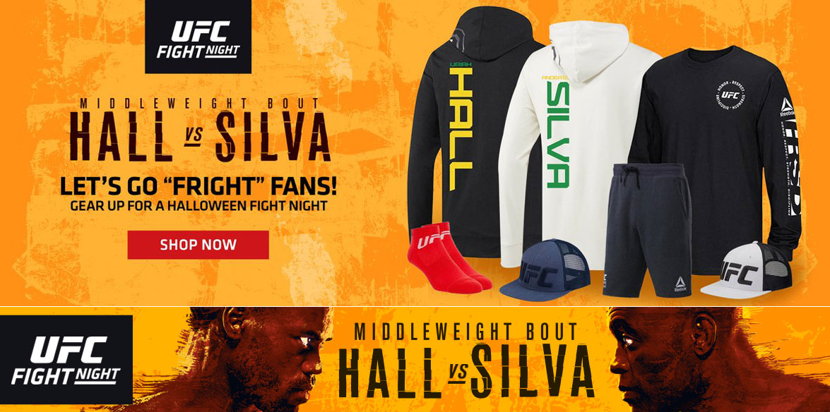UFC Fight Night Hall vs Silva Clothing | FighterXFashion.com