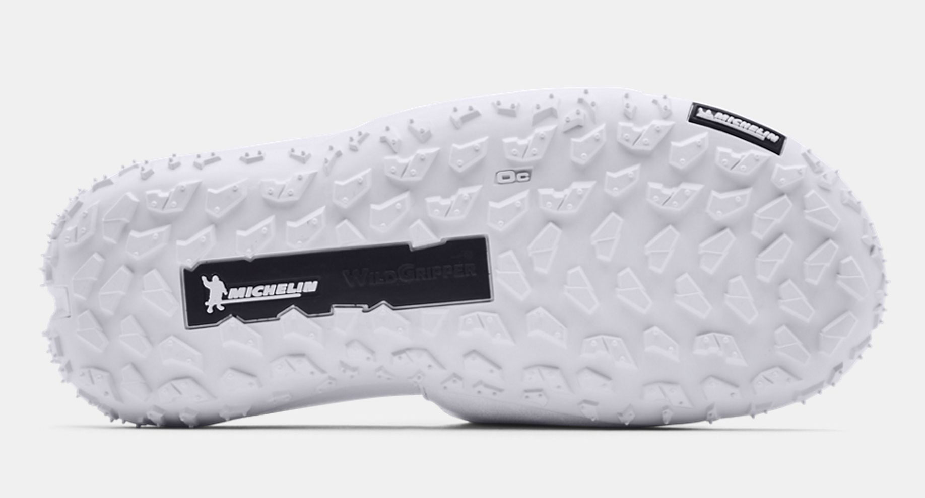 Project Rock Under Armour Slides in Black and White