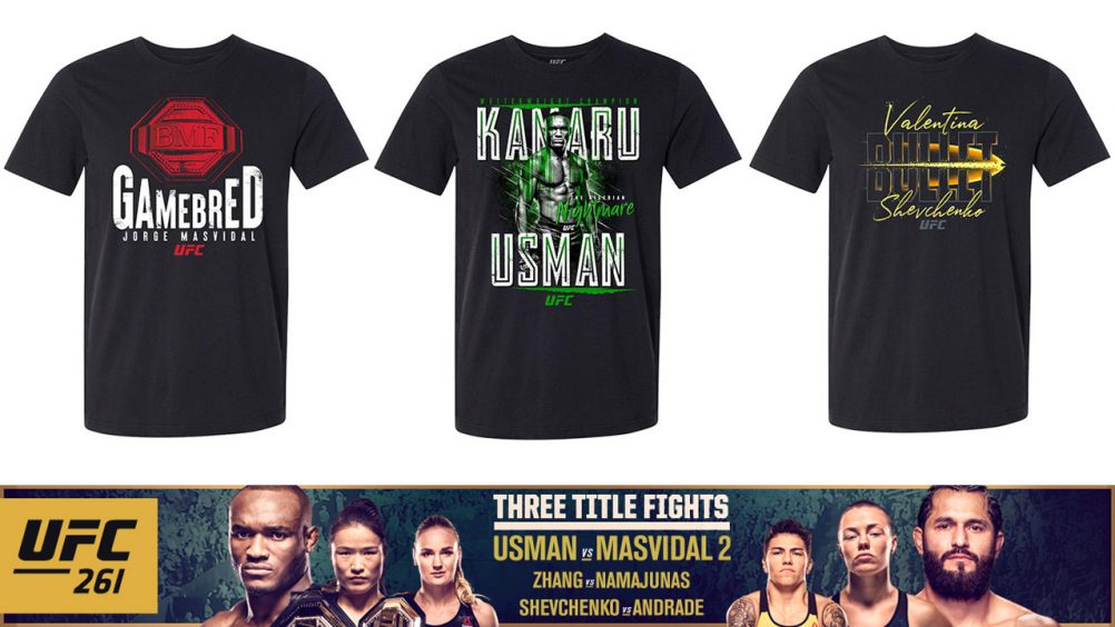 UFC 261 Fighter Shirts