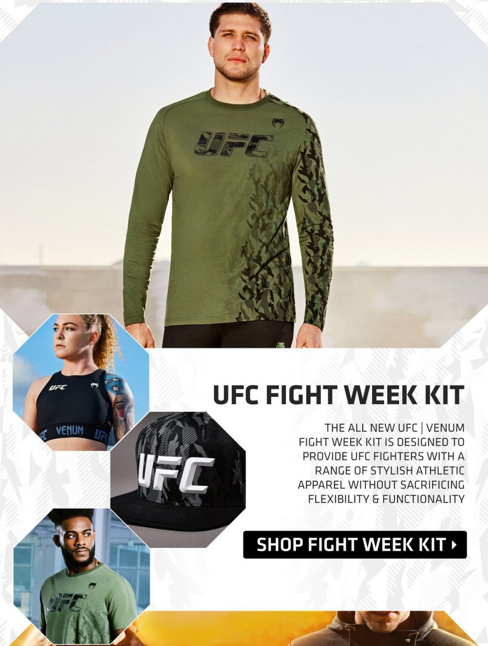 Venum UFC Fight Kit Clothing Now Available