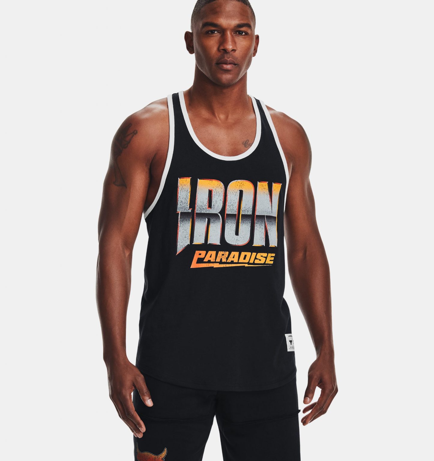 Project Rock Iron Paradise Tour Shirts Clothing and Shoes